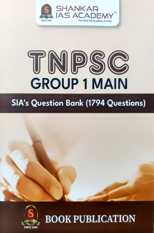TNPSC GROUP 1 MAINS QUESTION BANK